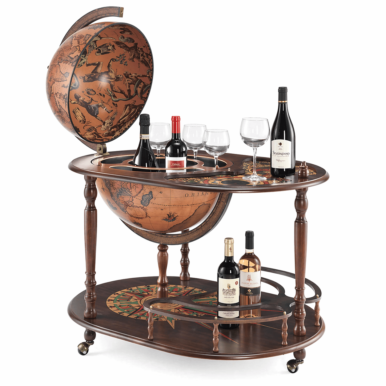 The Return of the Globe Bar | Luxury Home Bar Ideas & Design – Luxury ...